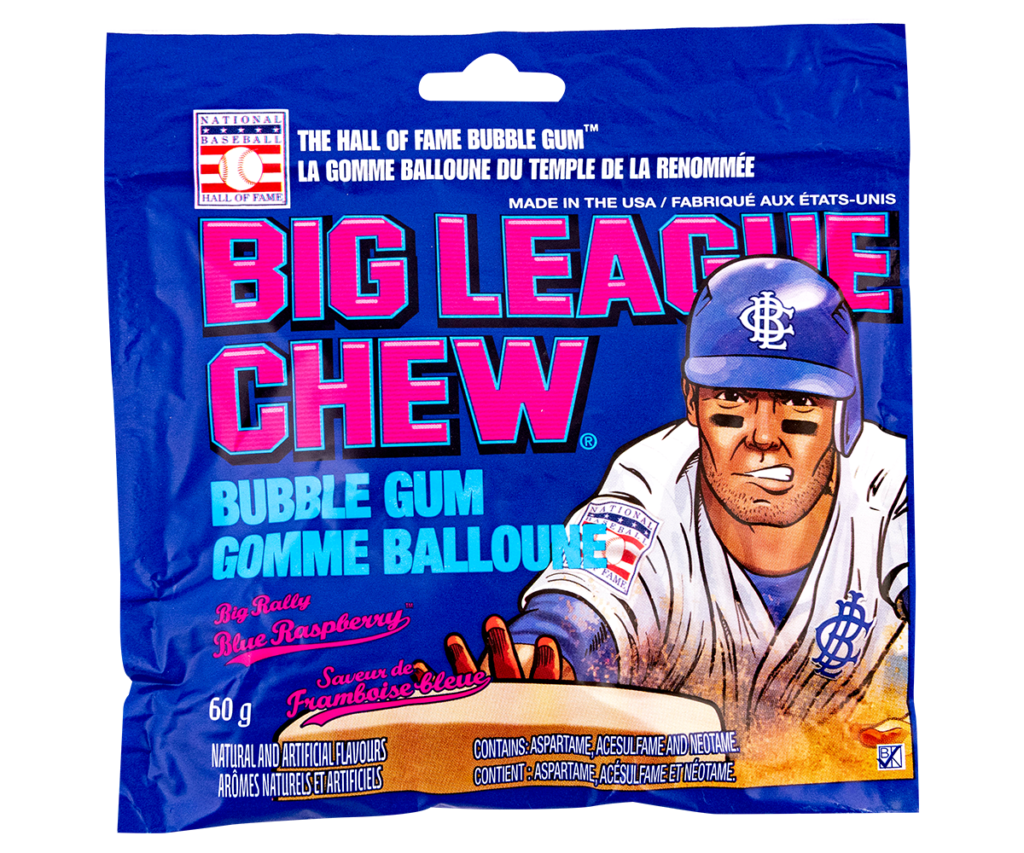 Big League Chew Bubble Gum Big Rally Blue Raspberry – Rush Candy